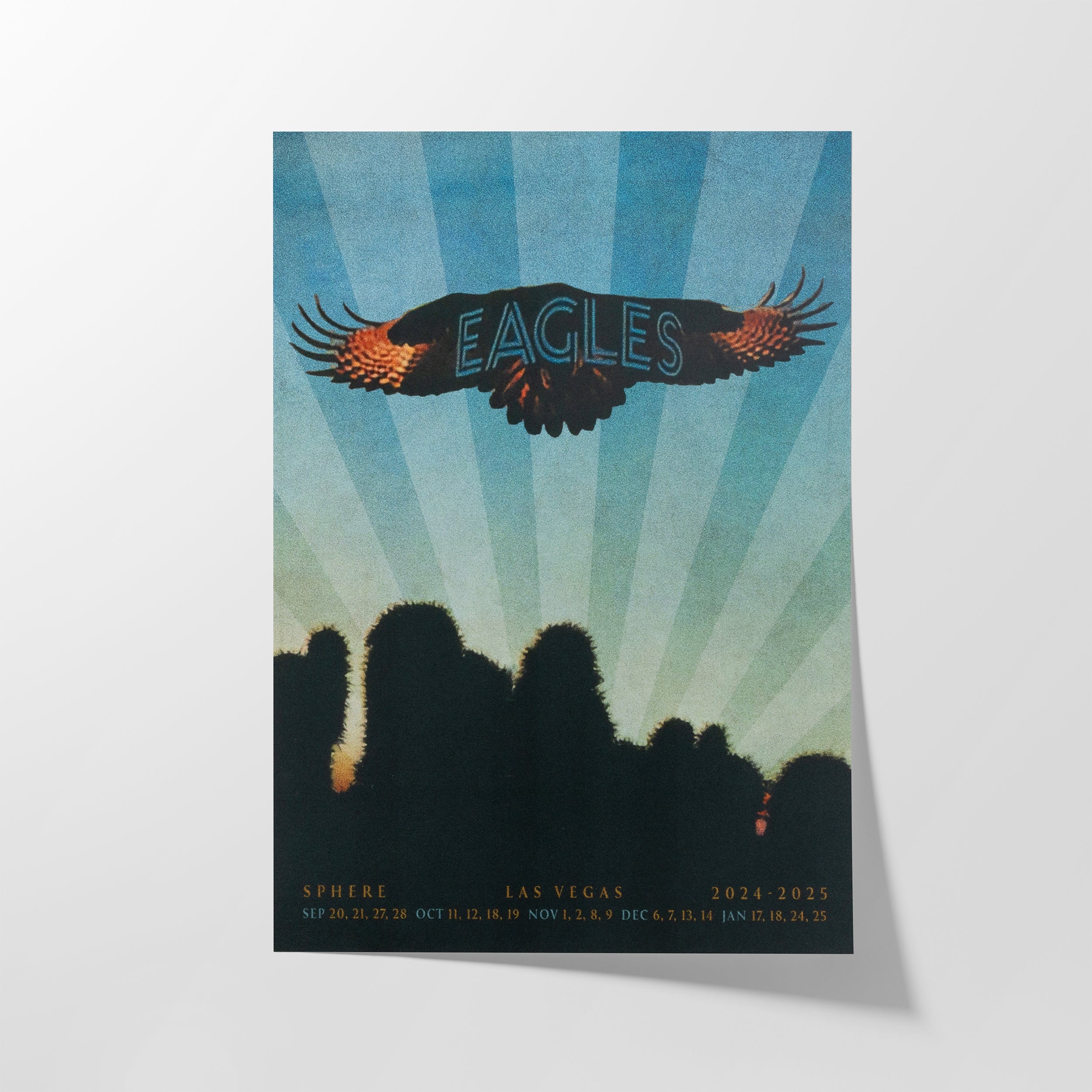 Las Vegas Sphere Show Poster – Eagles